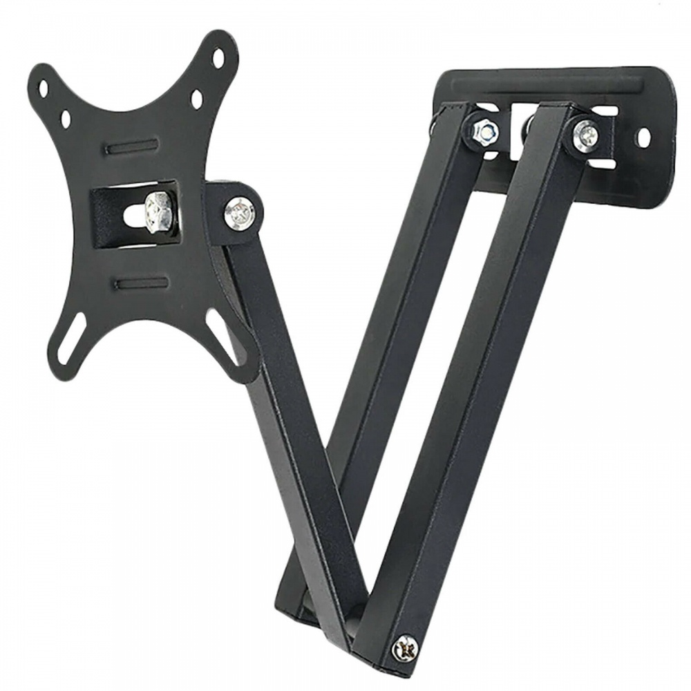 10-26 Inch Wall Mount Swing Arm Tilt Swivel TV / Monitor Wall Mount ...